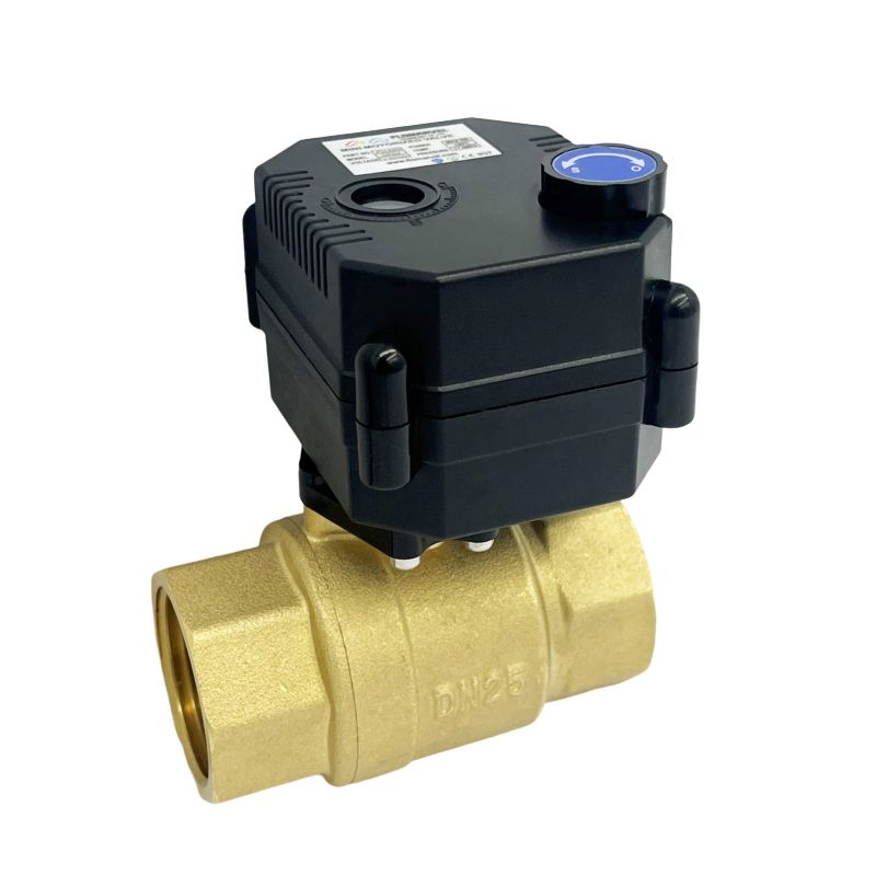 Flomarvel Automatic Electric Actuator Brass Water Ball Valve 12V 24V 2 ...
